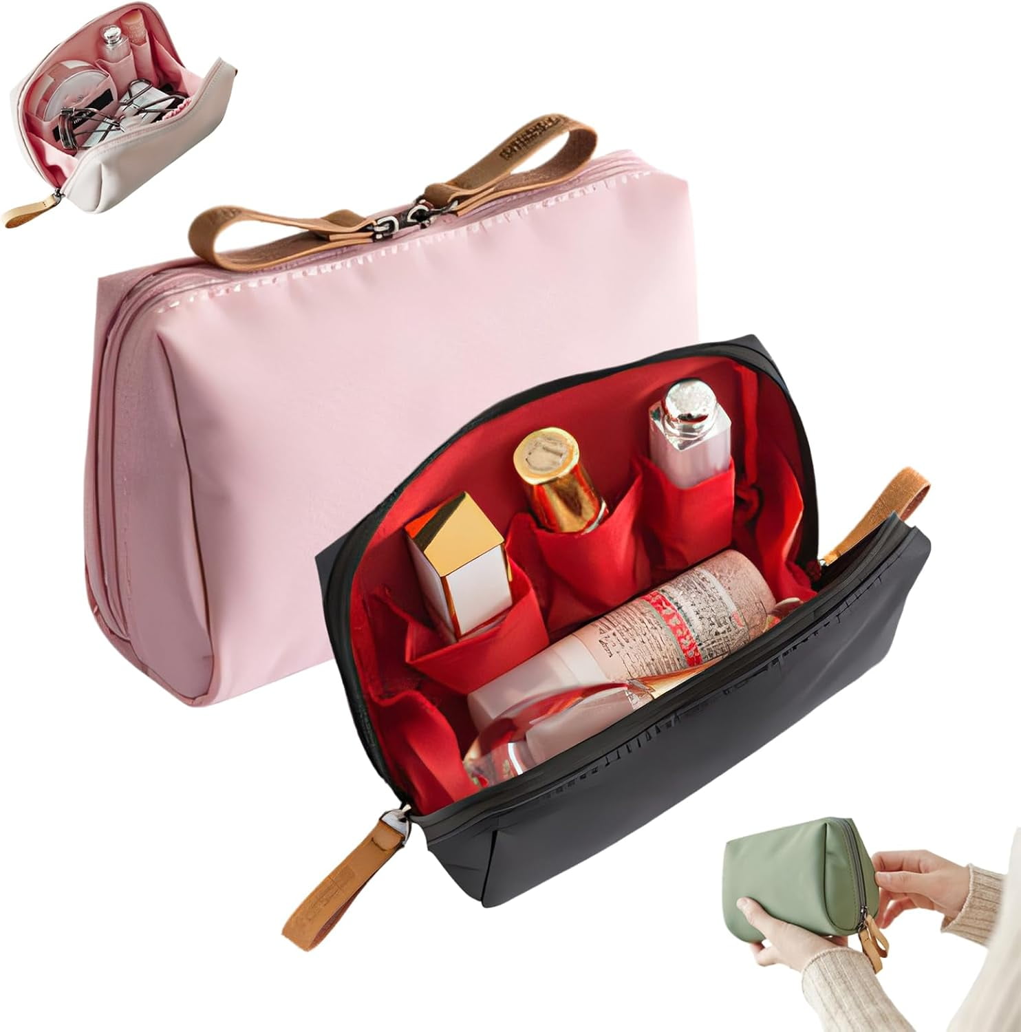 Tidynook Makeup Bag Small, Tidynook Cosmetic Bag for Purse, Tidynook ...