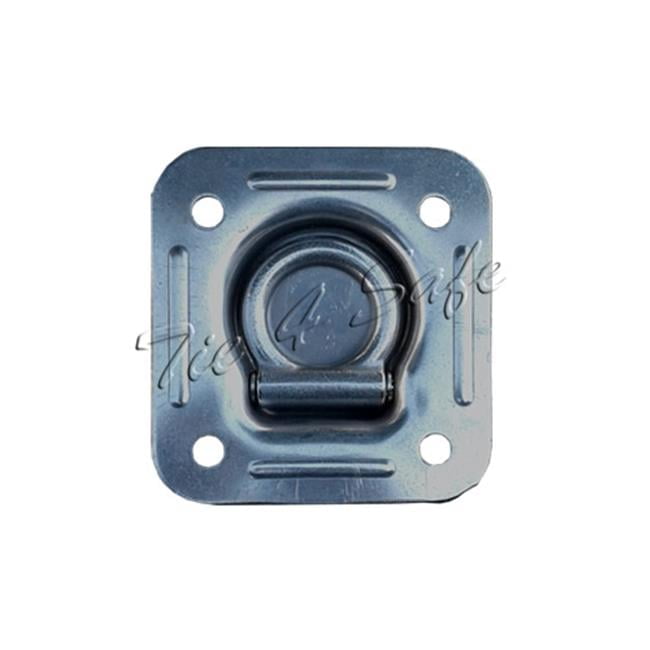 Tie 4 Safe Zinc Plated Recessed Floor Ring - 2 Piece - Walmart.com