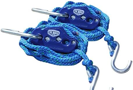 Tie Boss Tie Down/Pulley with 10-Feet Rope, 3/8-Inch, 2-Pack - Walmart.com
