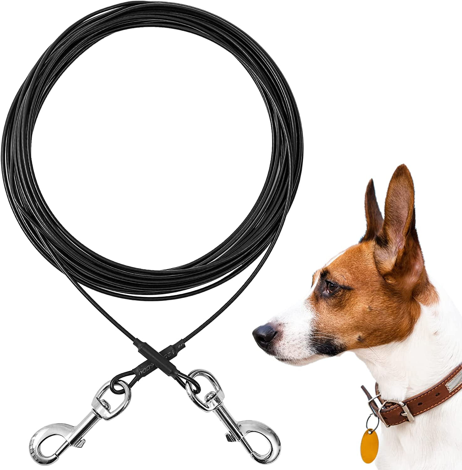 Walmart Heavy Duty Dog Tie Out Cable, Chew Proof, 20-100FT, for Large ...