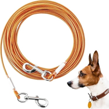 Prevue Pet Products Heavy Duty Dog Tie-Out Chain, 20 ft, Stainless ...