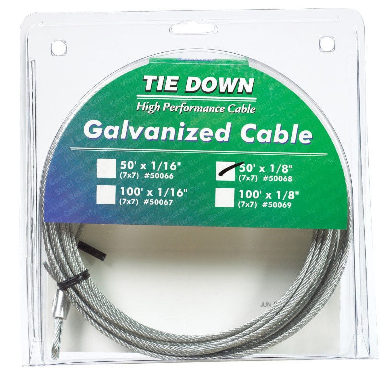 Tie Down Engineering Galvanized Galvanized Steel 1/8 in. D X 50 ft. L ...