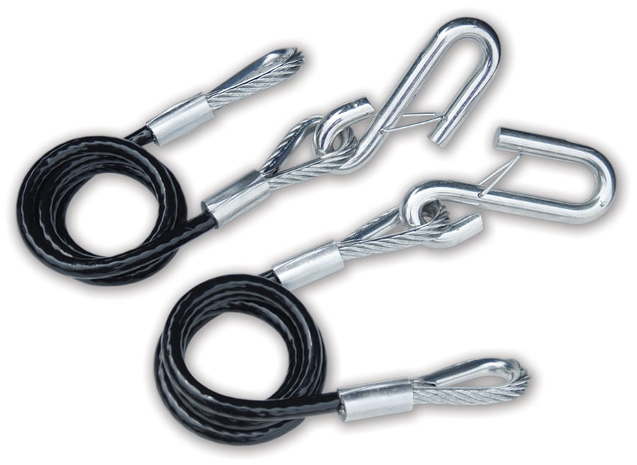 Tie Down Engineering 59541 Hitch Cables With Wire Safety Latch Class ...