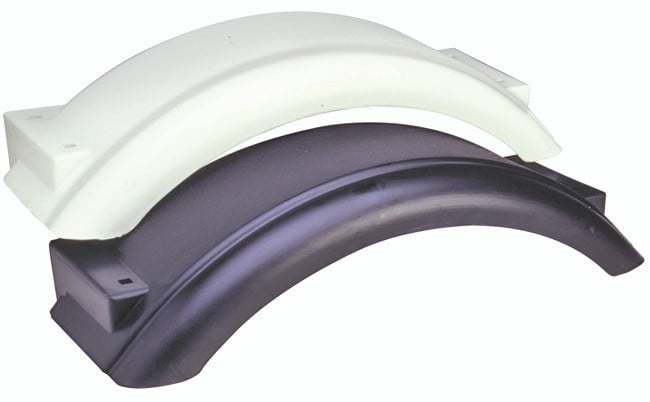 Boat & Utility Trailer Polyethylene Black Plastic Fender for 8"-12 ...