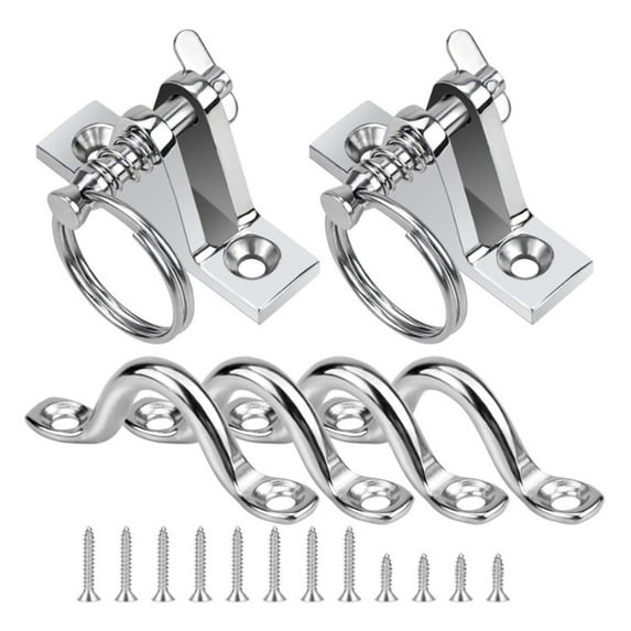 Tie Down for Kayak Canoe Rigging Kayak Deck Loop with Screws Stainless ...