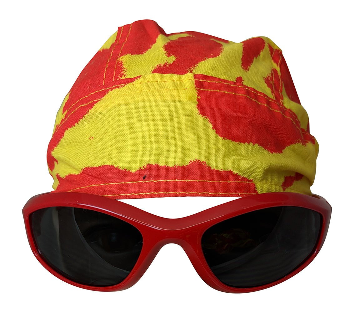 Tie Dye Bandana Skull Cap Doo Rag Sunglasses Mens Costume for Hulk ...