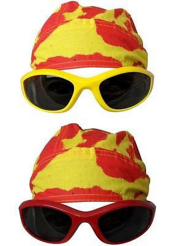 Tie Dye Bandana Skull Cap Doo Rag Sunglasses Mens Costume for Hulk ...