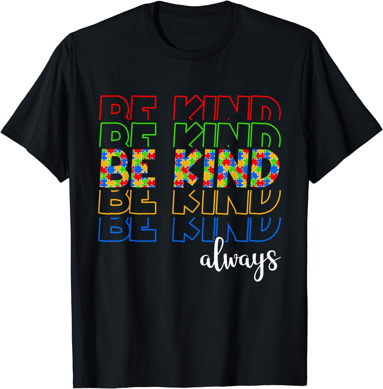 Tie Dye Be Kind Always Peace Signs Choose Kindness Unity Day T-Shirt ...