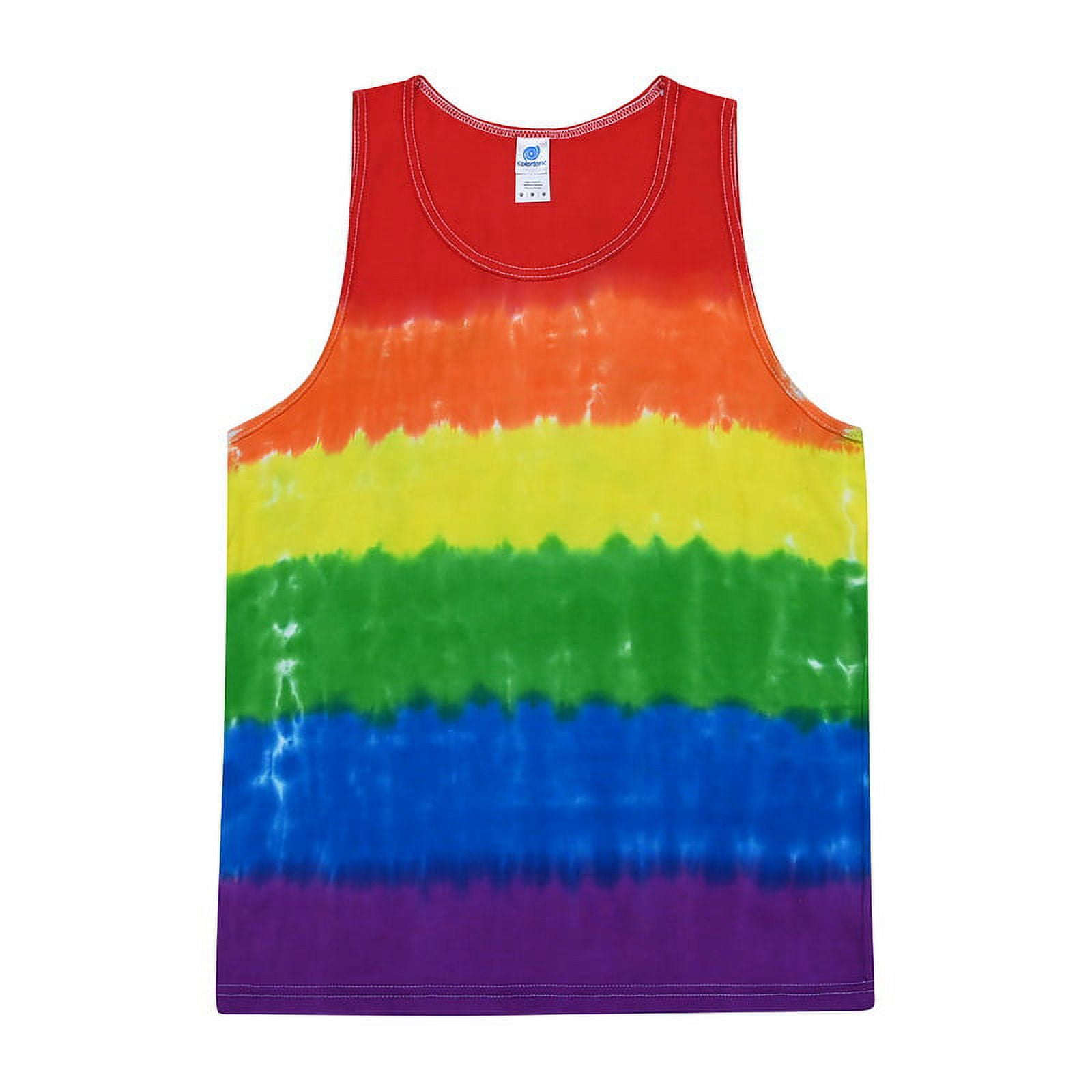 Tie-Dye CD3500 Adult 5.4 oz. 100% Cotton Tank Top - Walmart.com