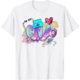 Tie Dye CNA Cute Nurse Day CNA RN Nurse Week Gifts Nursing T-Shirt ...