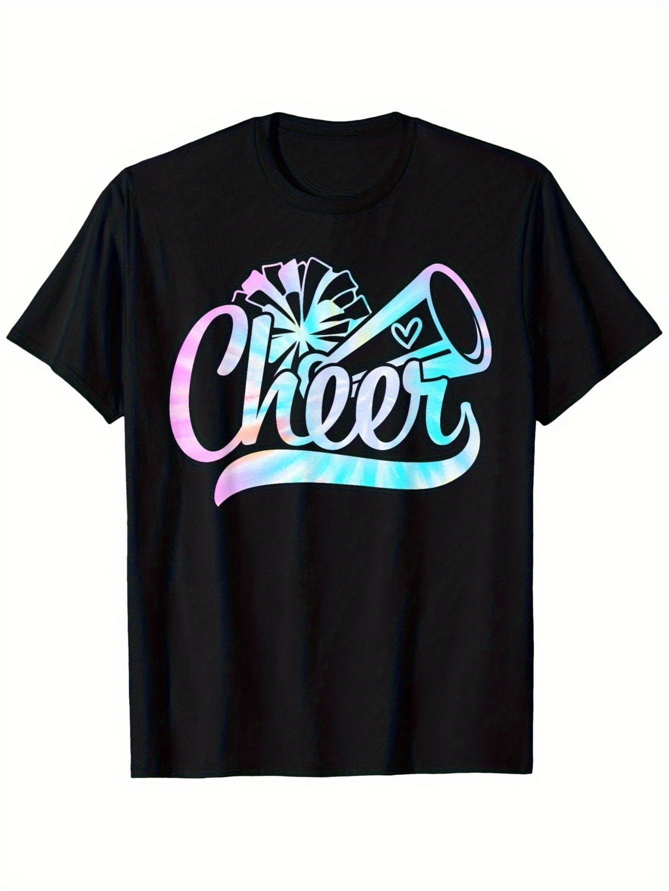 Tie Dye Cheer Cheerleading for Cheerleader Squad Girl BFF T-Shirt for ...