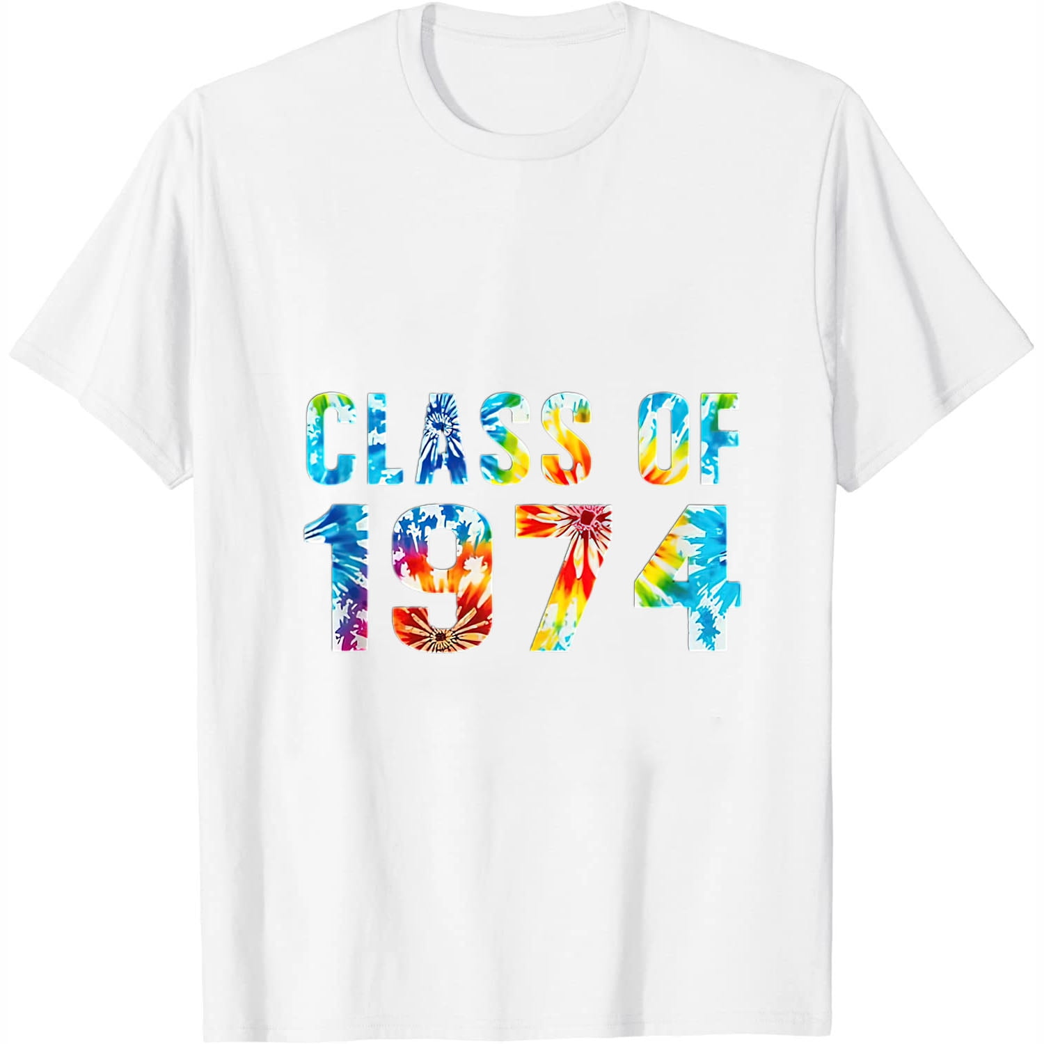 Tie Dye Class of 1974 74 Reunion High School Graduation 50th T-shirt ...