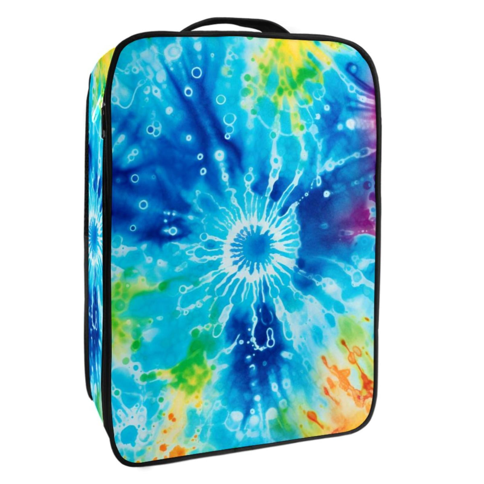 Tie Dye Durable Polyester Shoe Containers - Conveniently Organize Your ...