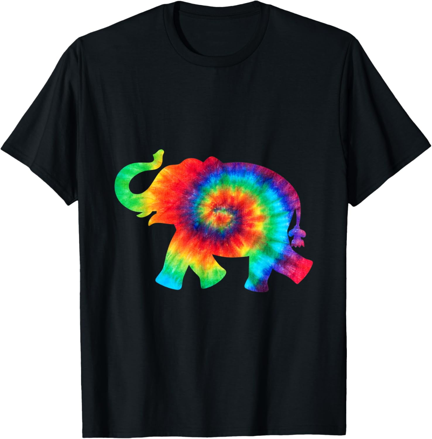 Tie Dye Elephant Tie Dyed Save the Animals T Shirt T-Shirt men and ...