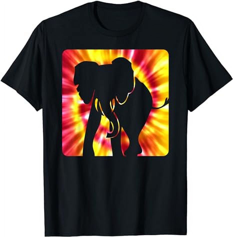 Tie Dye Elephant for Elephant Lovers T-Shirt - Walmart.com