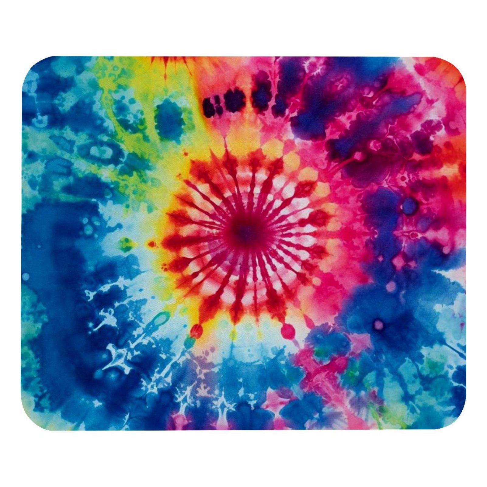 Tie-Dye Mouse Pad, Personality Design Rubber Base for Office Decor for ...