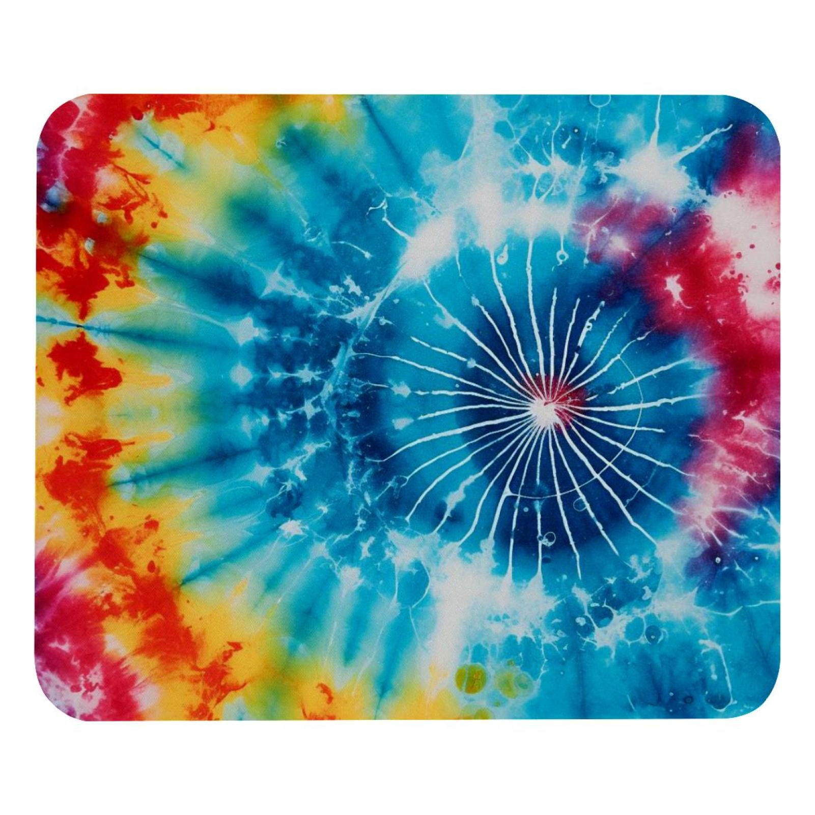 Tie-Dye Mouse Pad for Laptop Wireless Mouse Home Office Travel ...