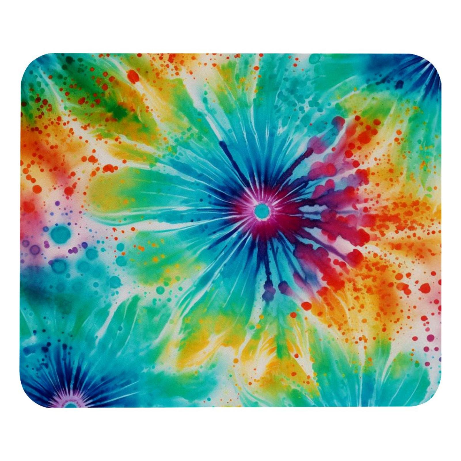 Tie-Dye Mouse Pad for Wireless Mouse Home Office Desk Laptop with ...