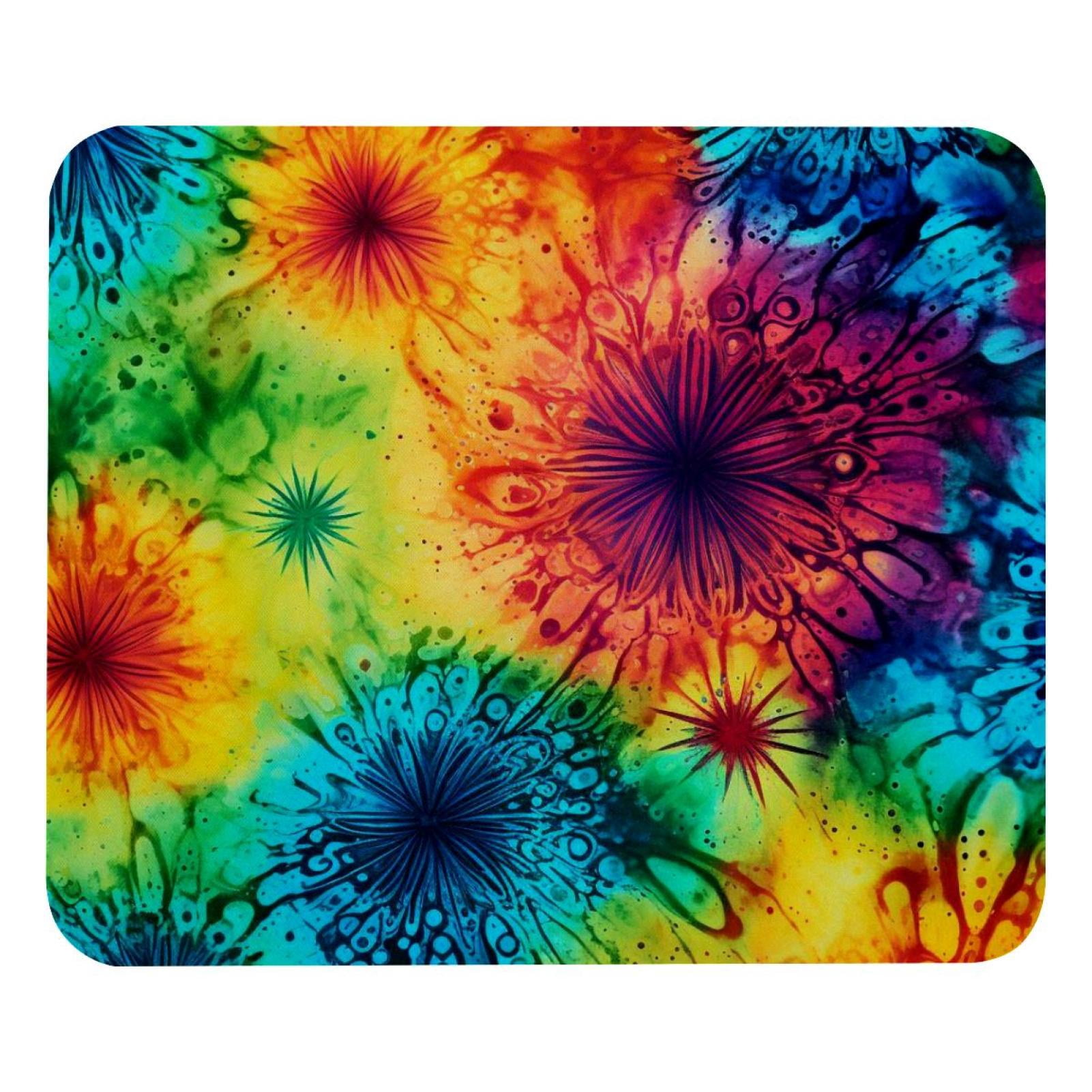 Tie-Dye Mouse Pad for Wireless Mouse Home Office Desk Laptop with ...