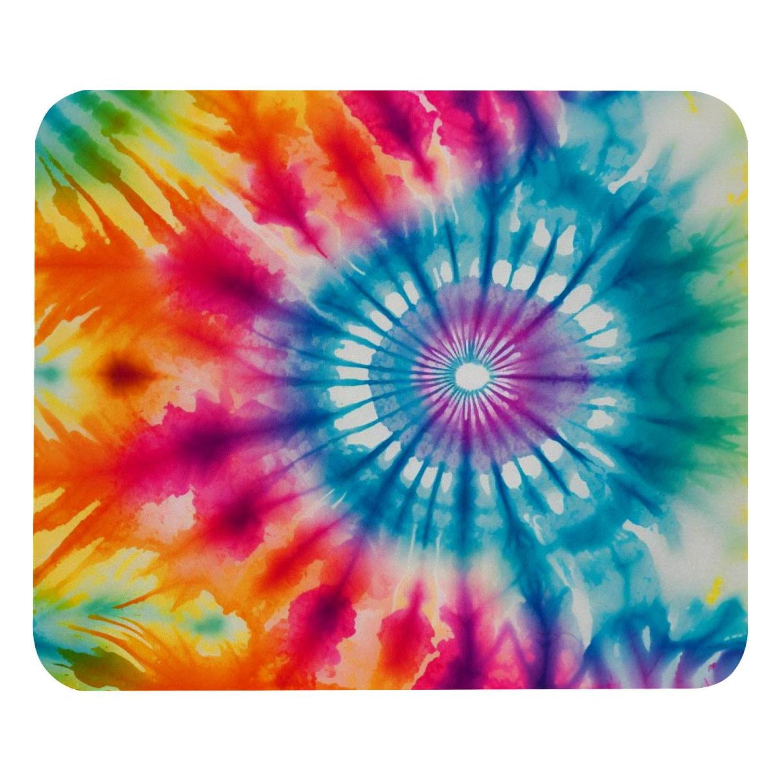 Tie-Dye Mouse Pad for Wireless Mouse Home Office Desk Laptop with ...