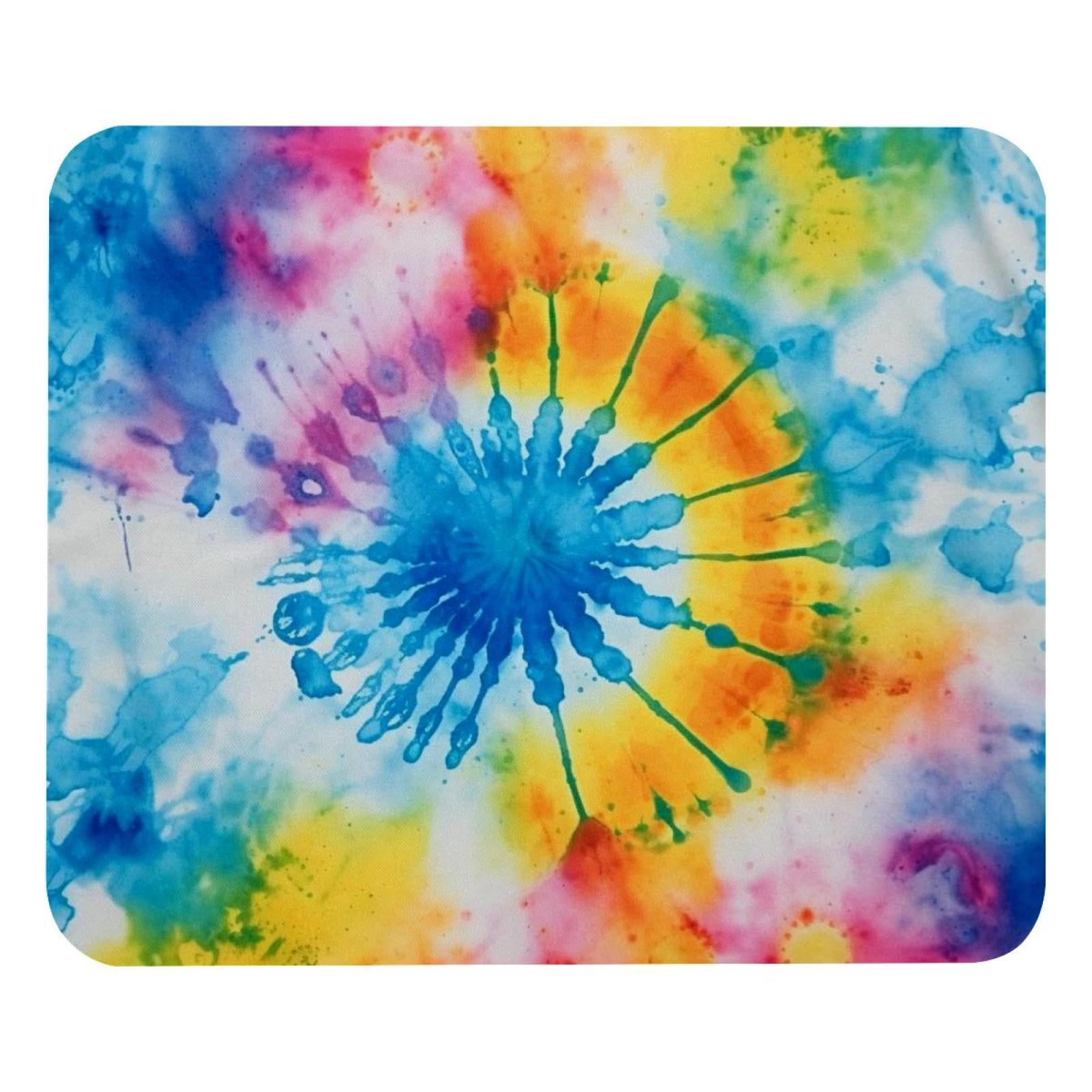 Tie-Dye Mouse Pad for Wireless Mouse Home Office Desk Laptop with ...