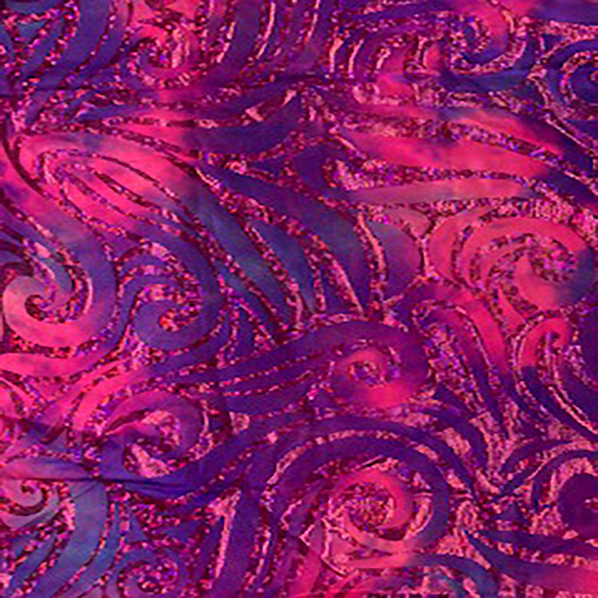 Tie Dye Paisley Snake: Vibrant 4 Way Stretch Nylon Spandex Fabric for ...