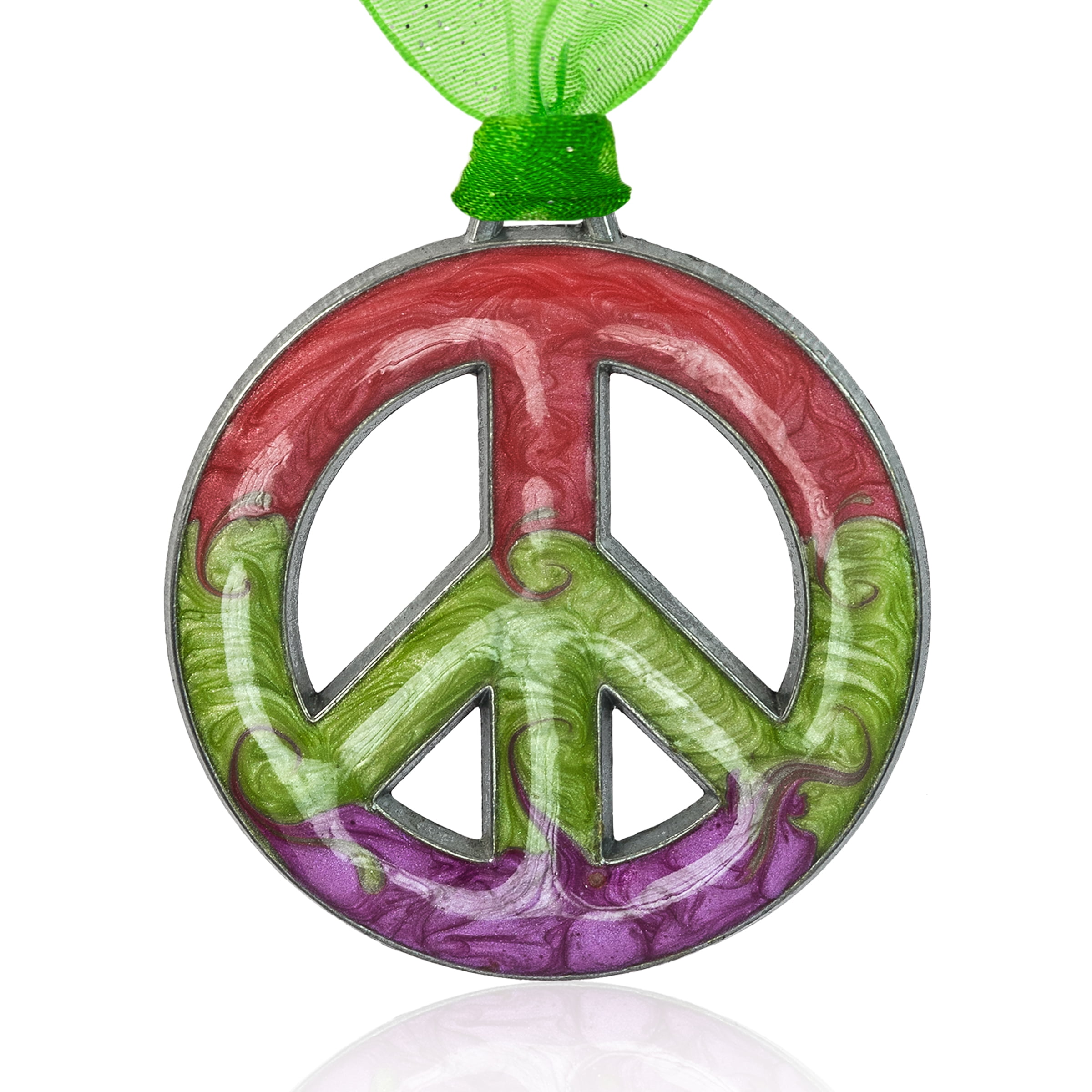 Tie Dye Peace Sign Ornament - Walmart.com