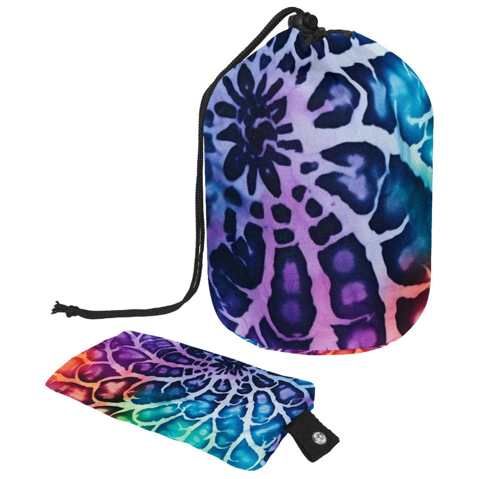 Tie Dye Portable Drawstring Foldable Travel Shower, Laundry, Mesh Bags ...