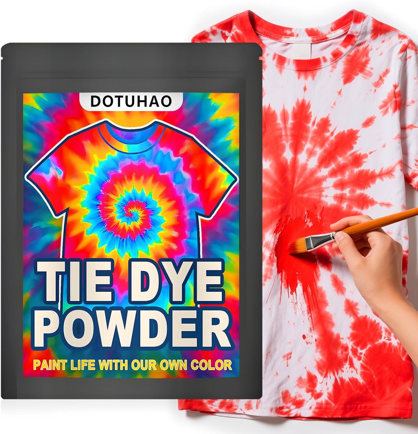 Tie Dye Powder, Red Fabric Dye, Tie Dyes for Clothes, Creative Dyes for ...