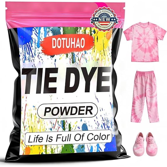 Tie Dye Powder, Tie Dye for Clothes, Fabric Dye, Permanent & Washfast ...