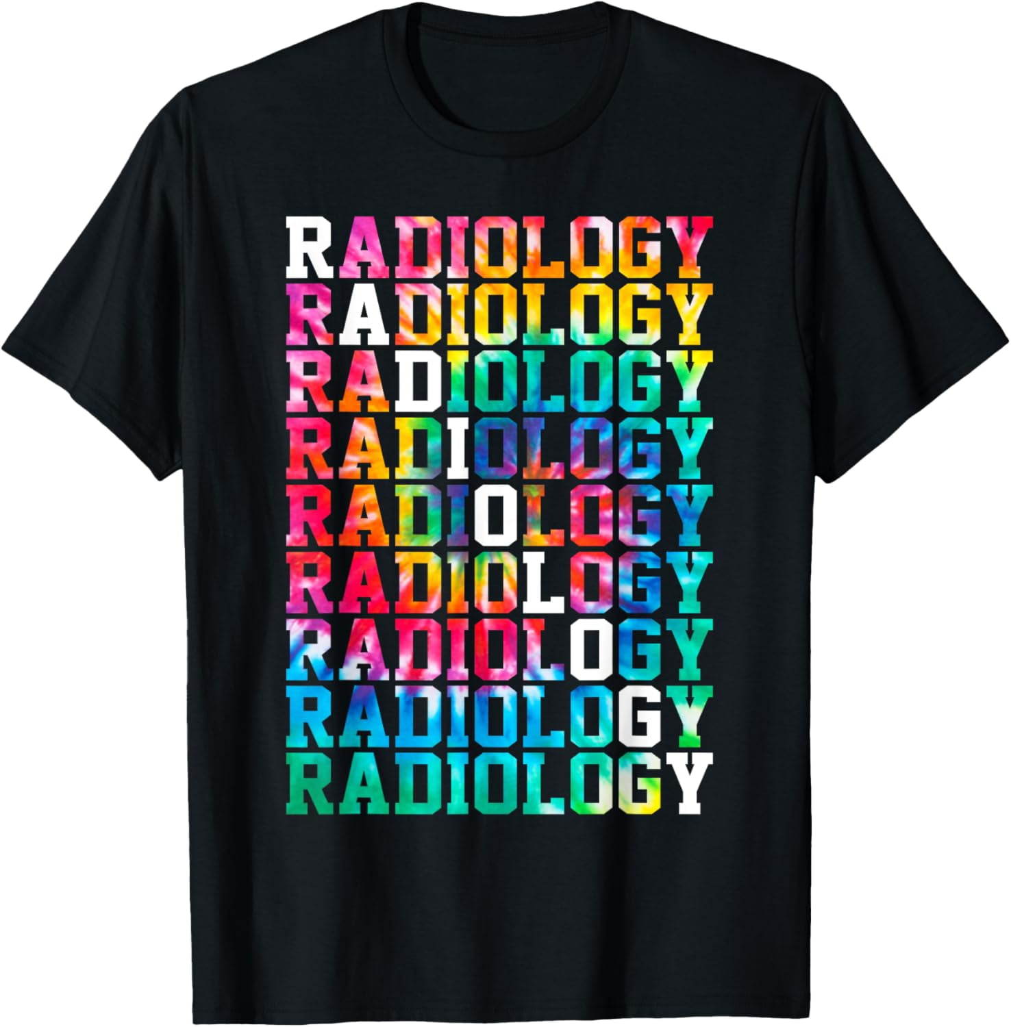 Tie Dye Radiologic Technologist Radiology X-Ray Rad Tech T-Shirt ...