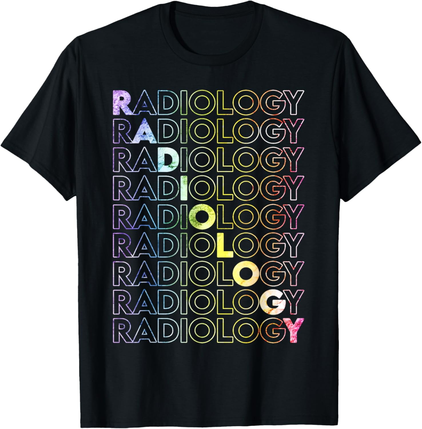 Tie Dye Radiologic Technologist Radiology X-Ray Rad Tech T-Shirt ...