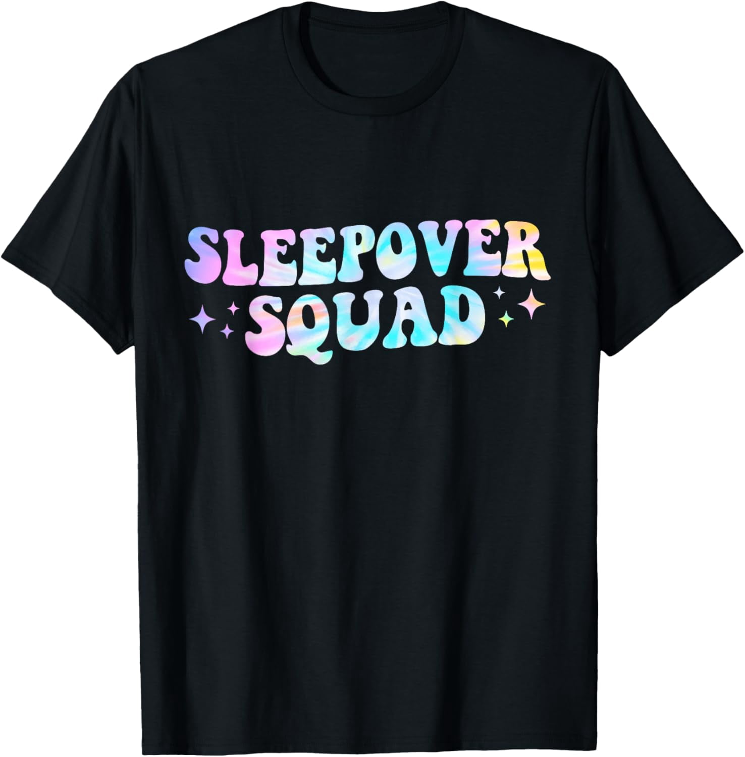 Tie Dye Sleepover Squad Pajama Party Slumber Party T-Shirt - Walmart.com