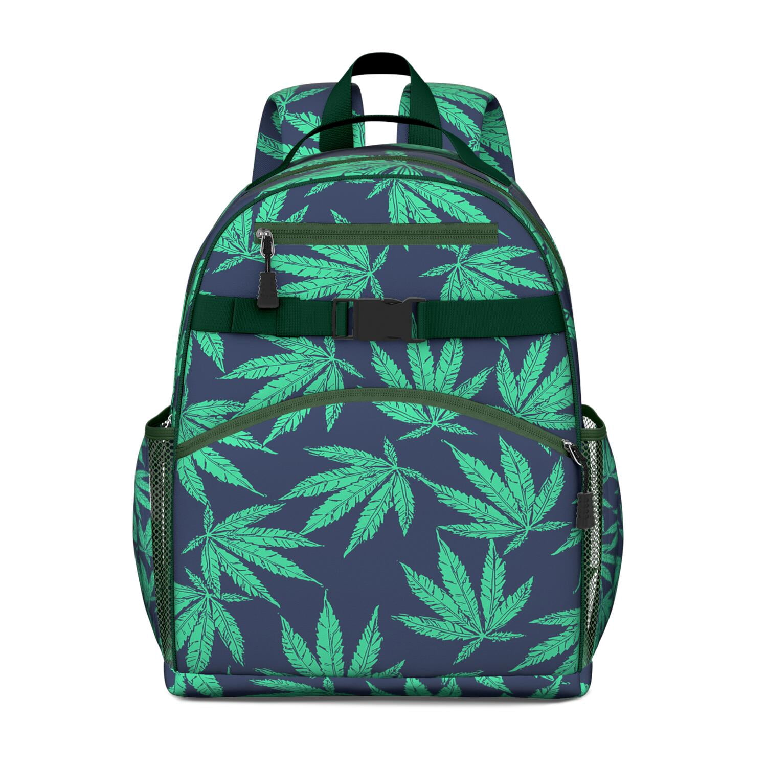 Tie Dye Weed Aesthetic Backpack - Waterproof Daily Commuter Bag with ...