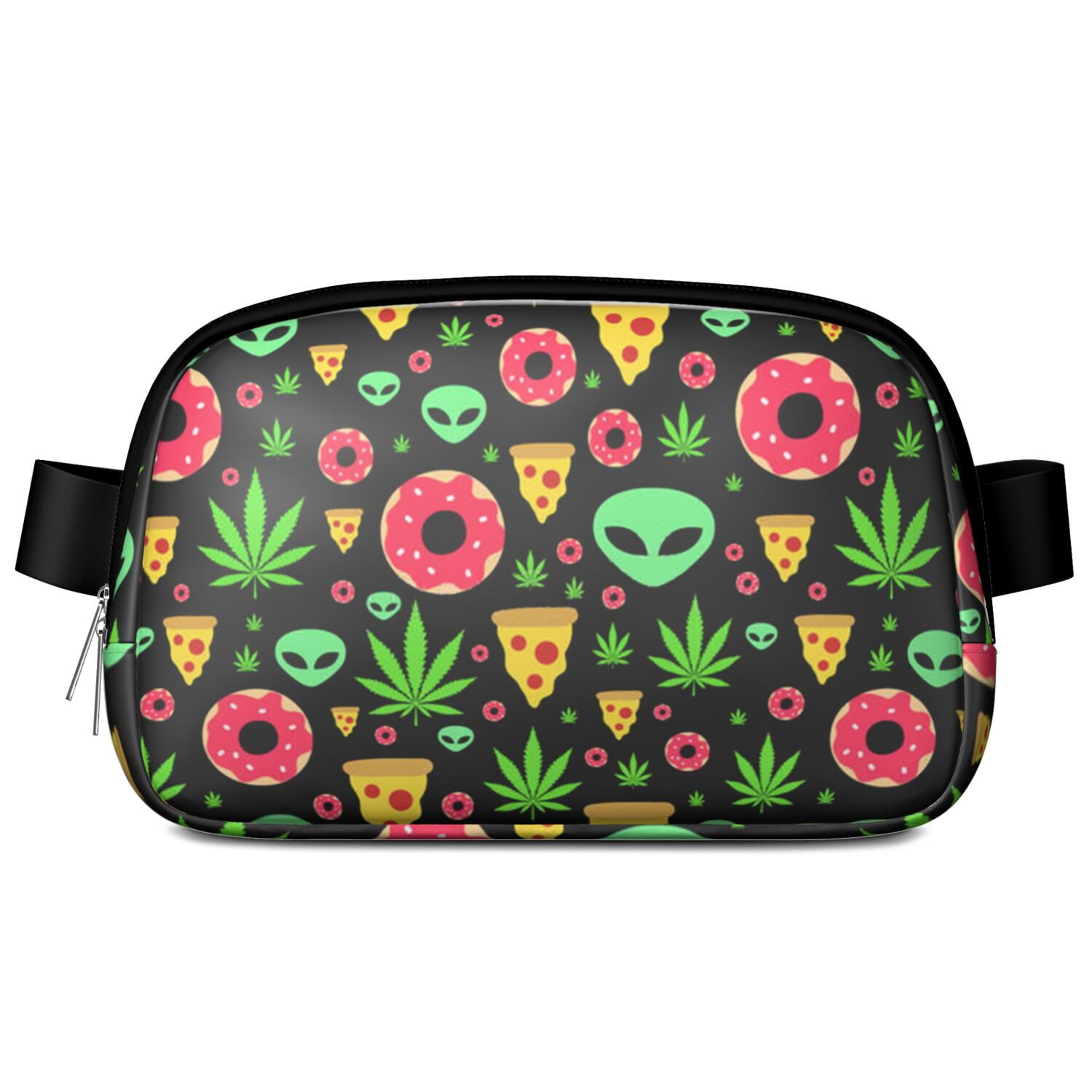 Tie Dye Weed Leaf Fanny Pack for Women – Psychedelic Cannabis Crossbody ...