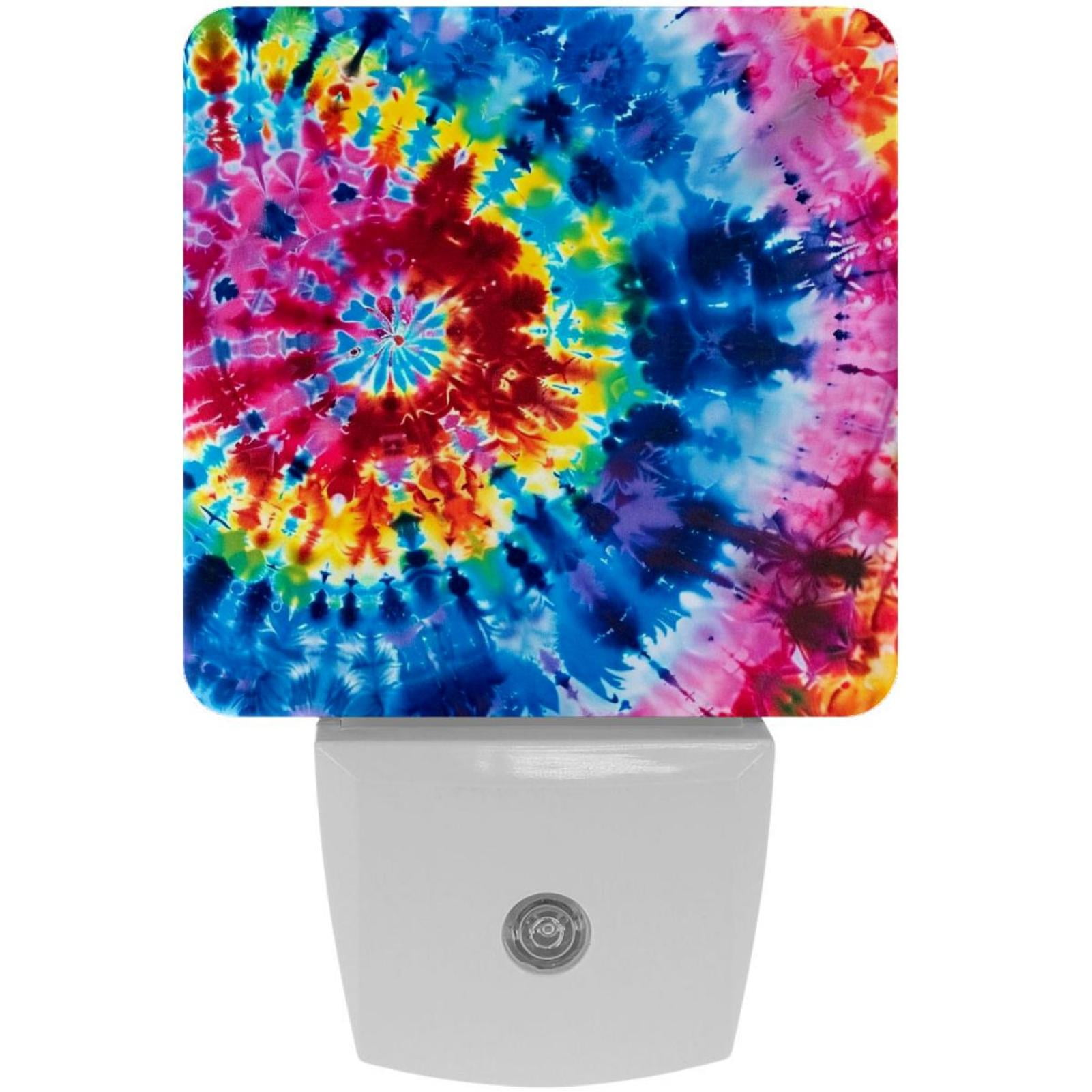 Tie Dyeing LED Square Night Lights - Stylish and Convenient ...