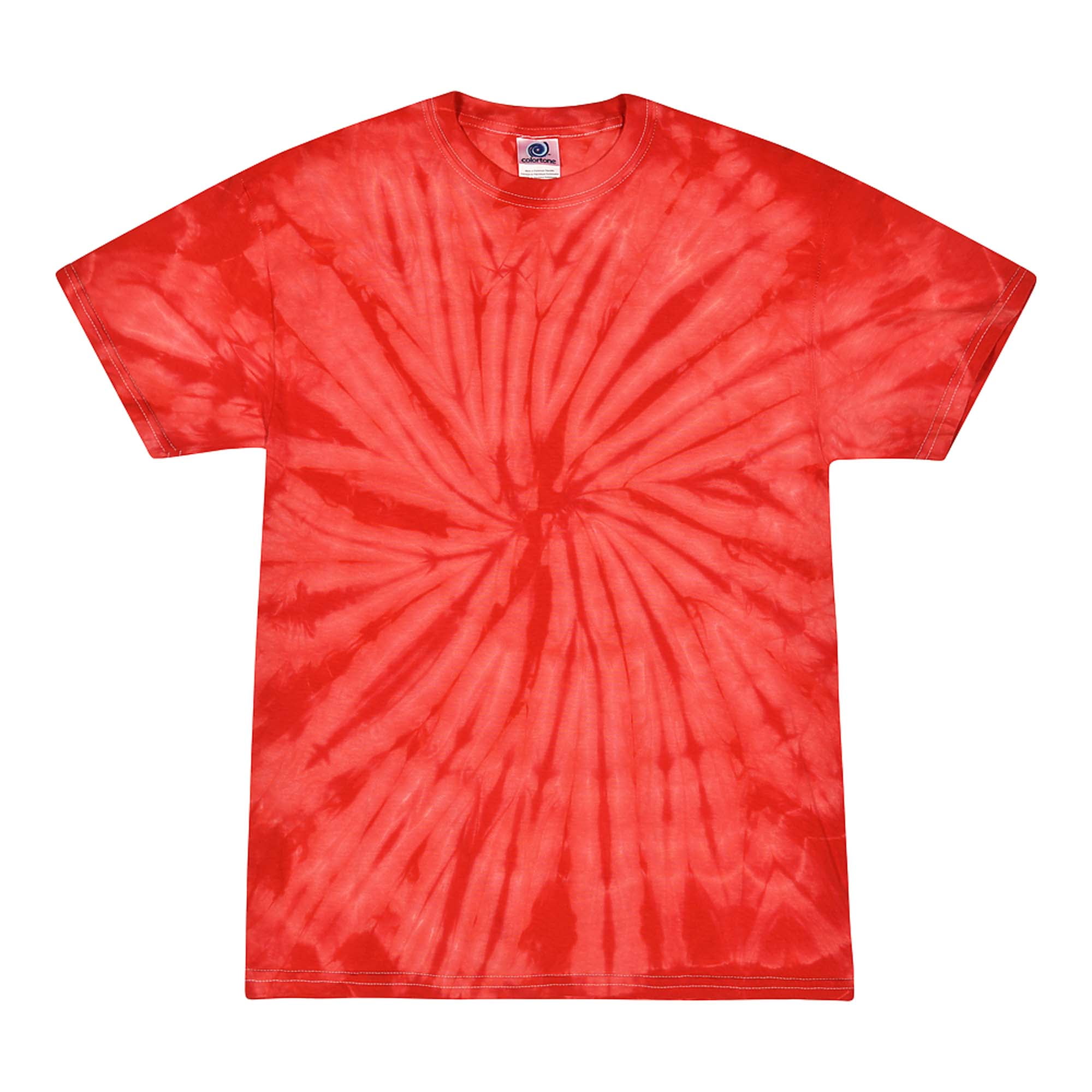 Tie Dyes Men's Tie Dyed Performance Short Sleeve T-shirt. H1000 Spider ...