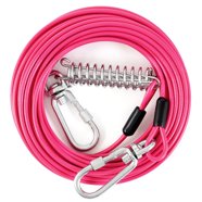 Dog Tie Out Runner for Yard, Trolley System for Large Dogs with 10ft ...