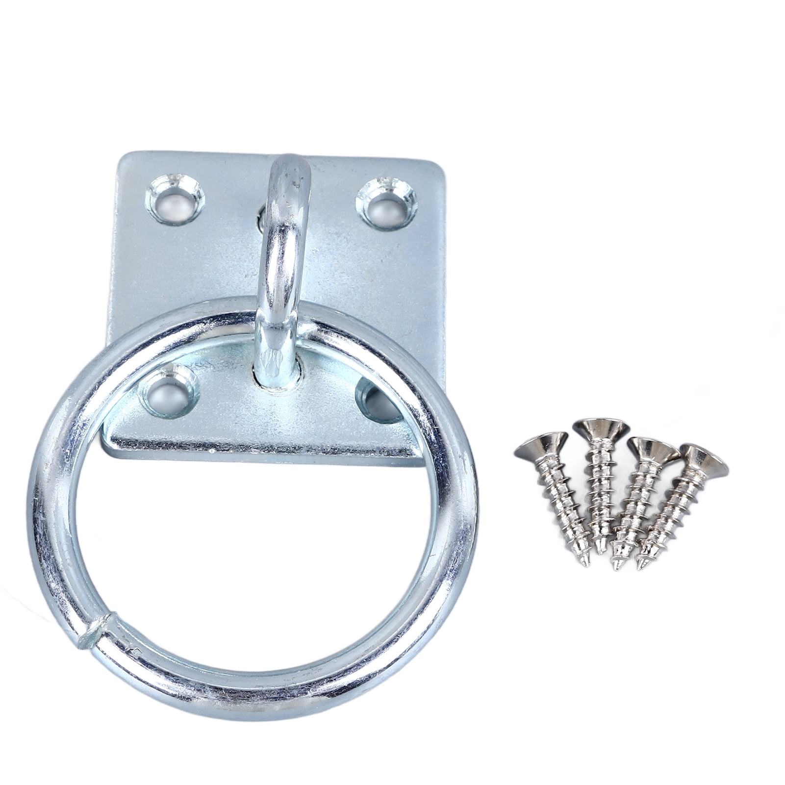 Tie Ring Plate Rust Proof Safe Wall Mount Metal Horse Hitching Ring for ...