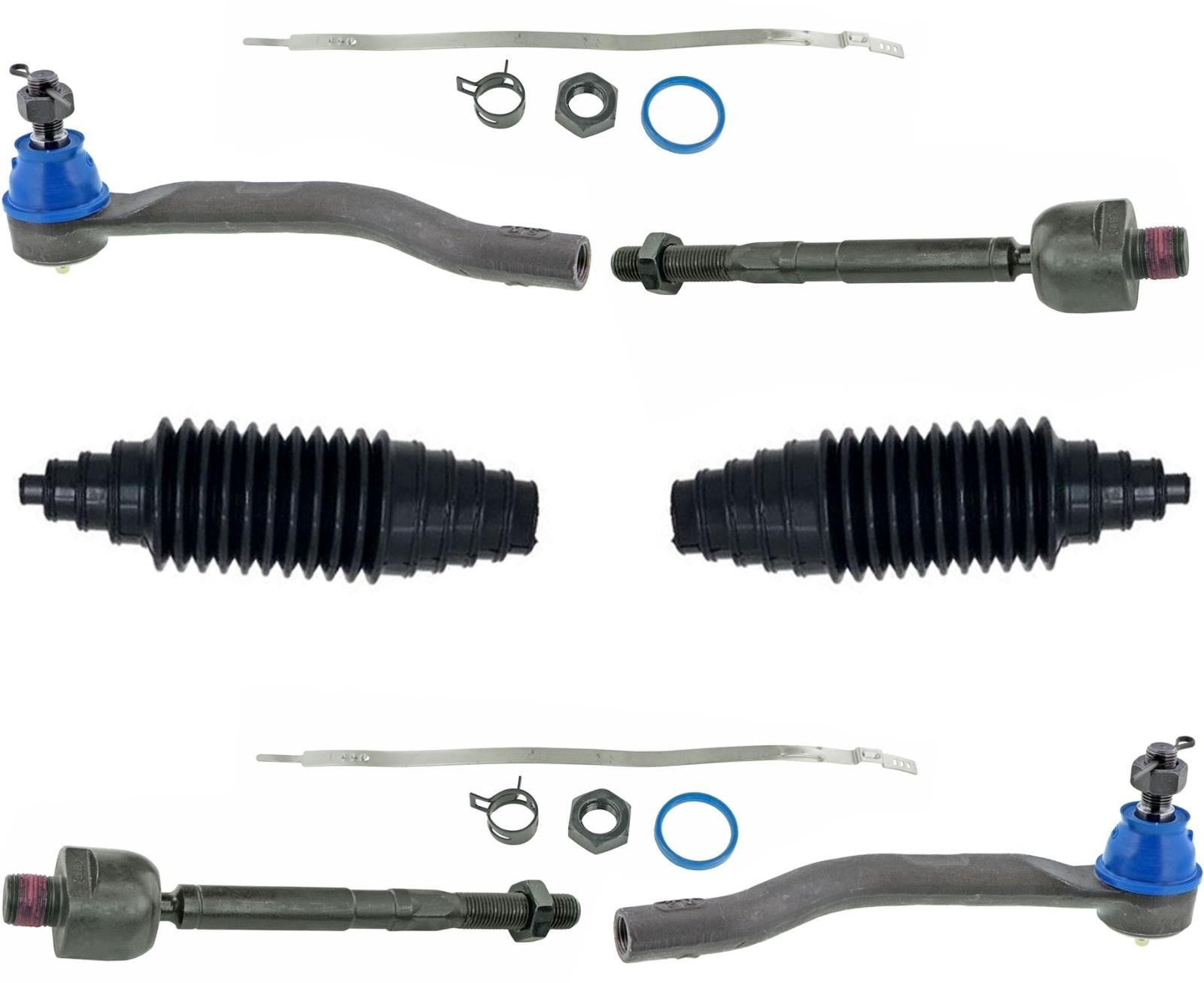 Tie Rod End Assembly Kit - Inner & Outer Tie Rods for Civic 16-2021 ...