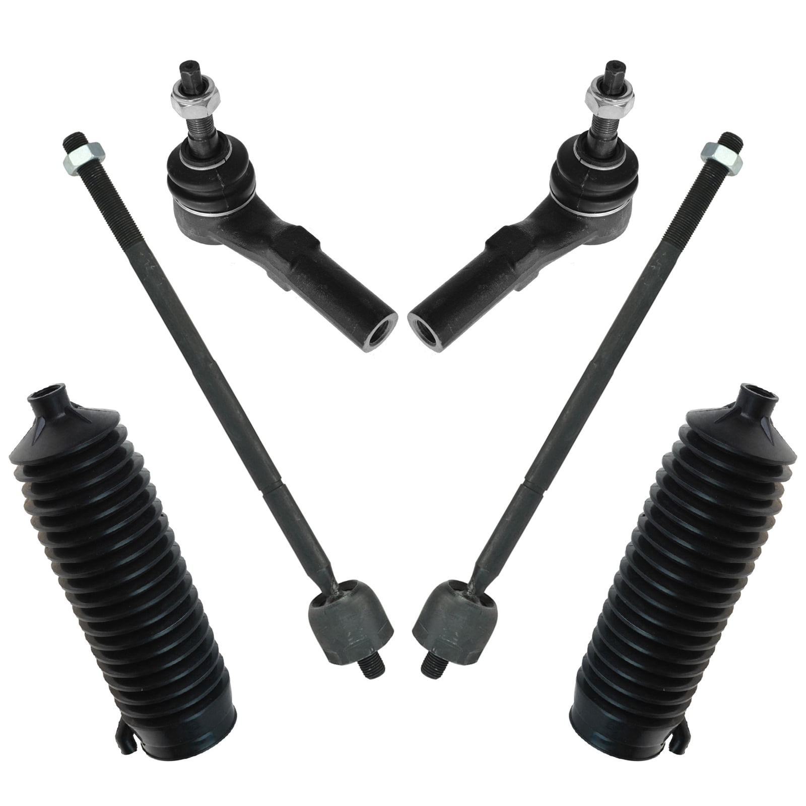 Tie Rod End Inner Outer LH RH w/Rack Boot Bellow Kit for Dakota Durango ...