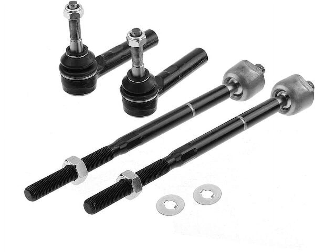 Tie Rod End Kit 4 - Compatible with 2007 - 2017 Jeep Patriot 2008 2009 ...
