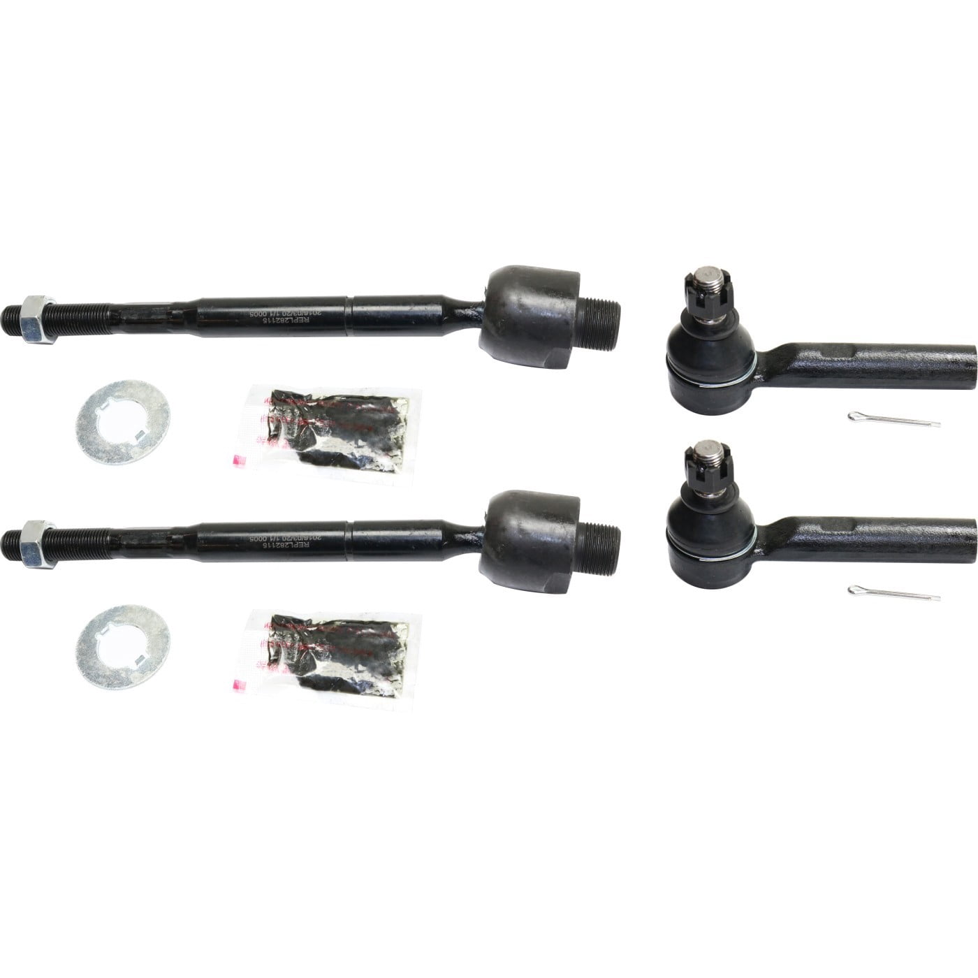 Tie Rod End Set 2003-2009 for Toyota 4 Front Adjustable Bundle - Left ...