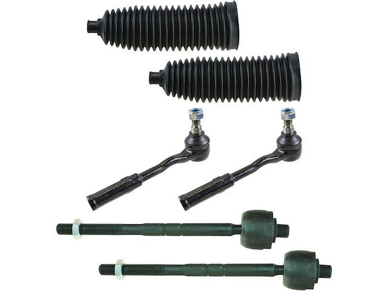 Tie Rod End and Steering Bellows Kit 6 Piece - Compatible with 2000 ...