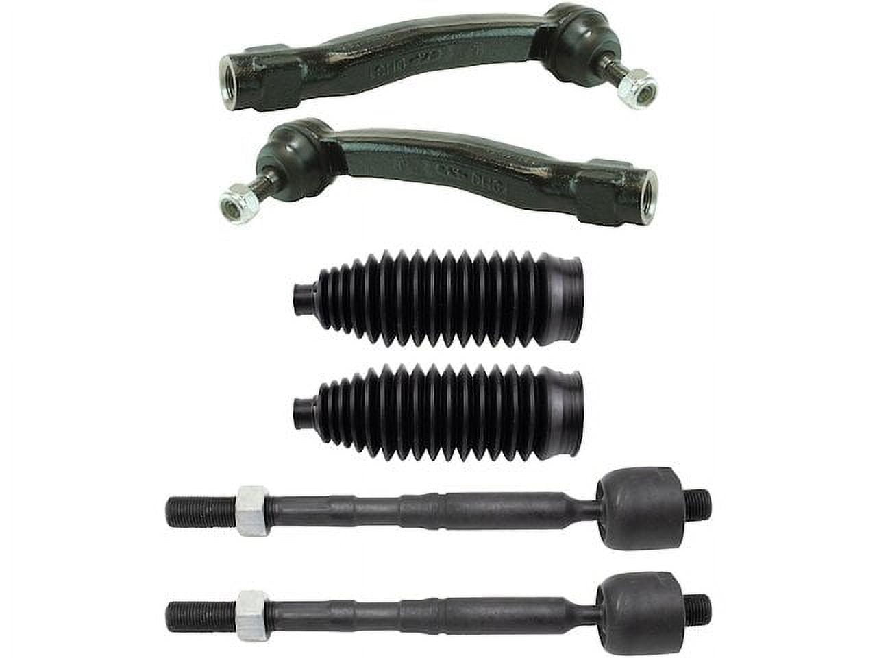 Tie Rod End and Steering Bellows Kit 6 Piece - Compatible with 2008 ...