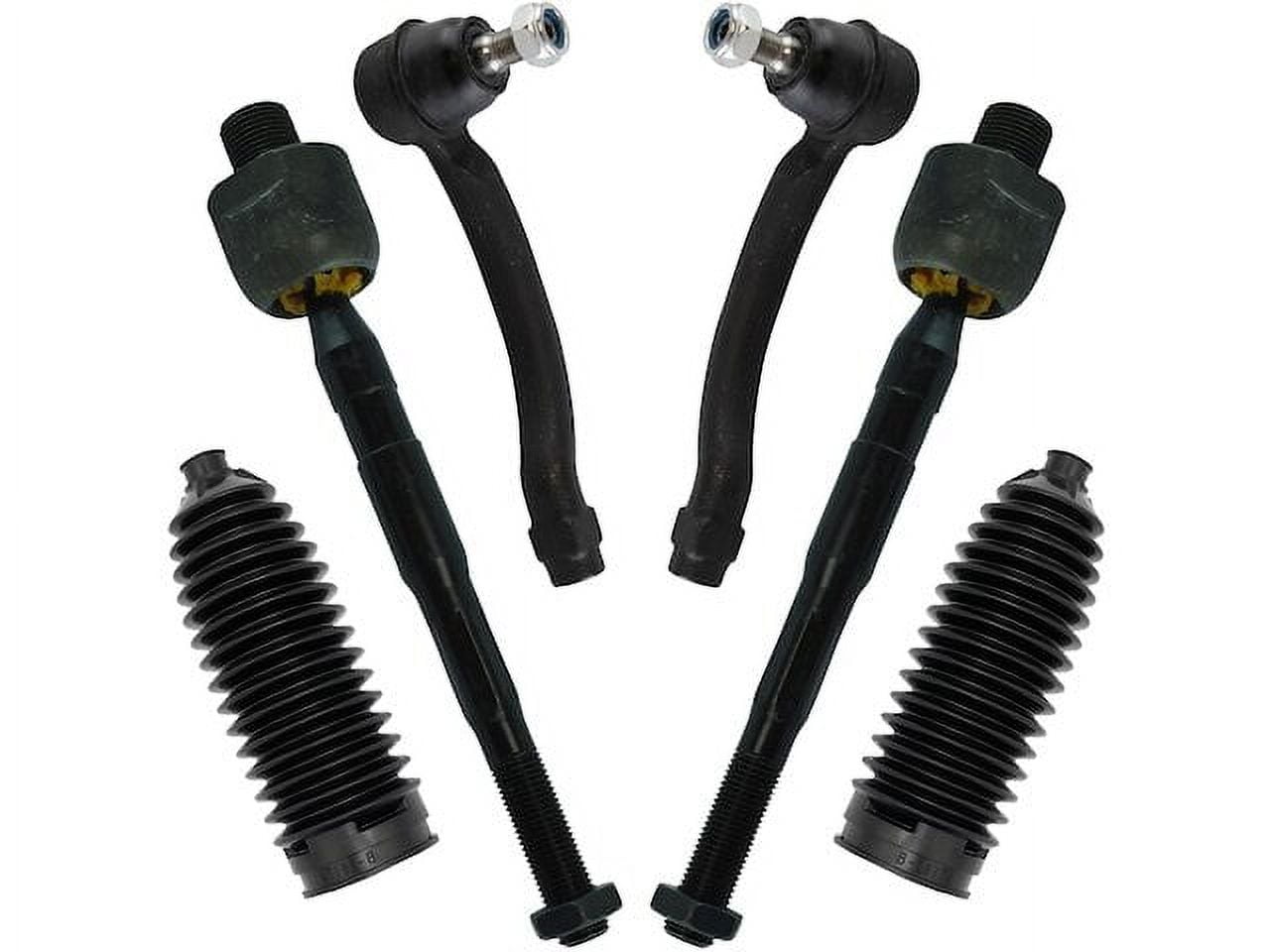 Tie Rod End and Steering Bellows Kit 6 Piece - Compatible with 2009 ...