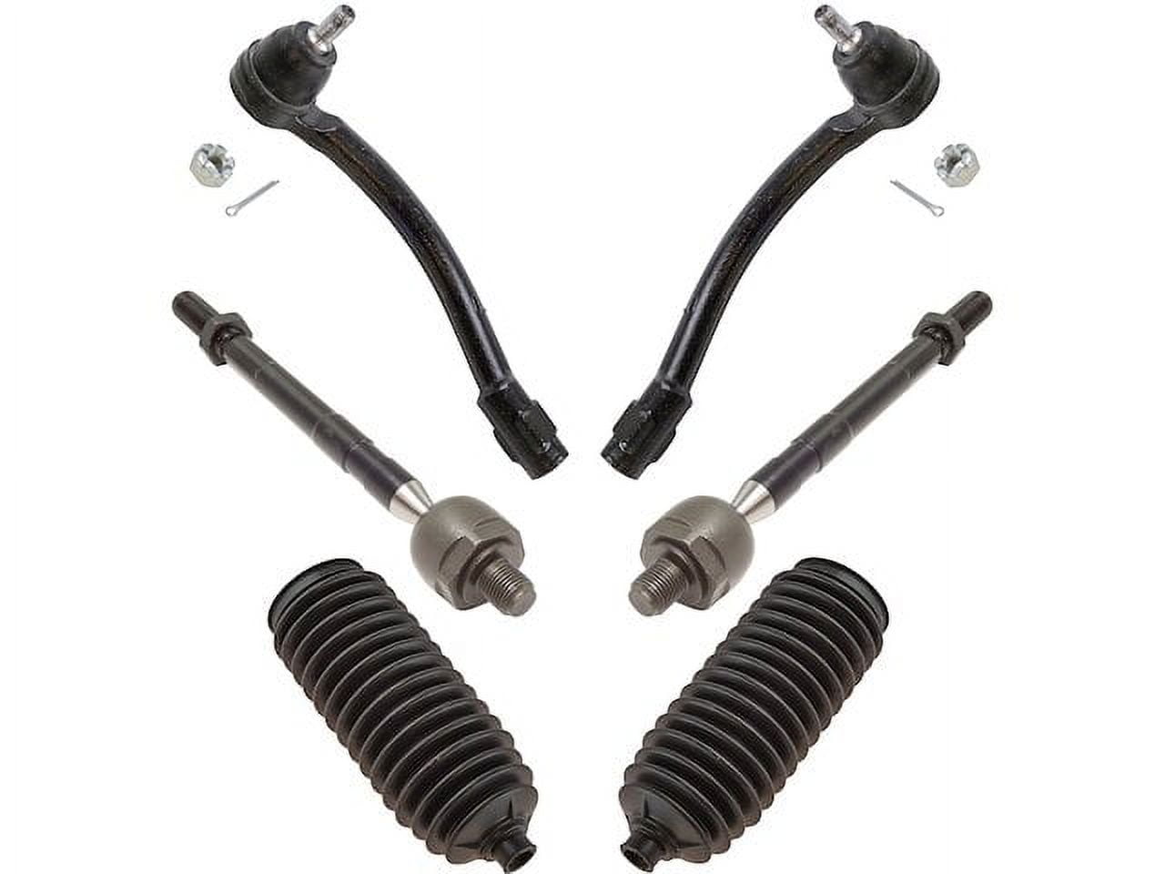 Tie Rod End and Steering Bellows Kit 6 Piece - Compatible with 2013 ...