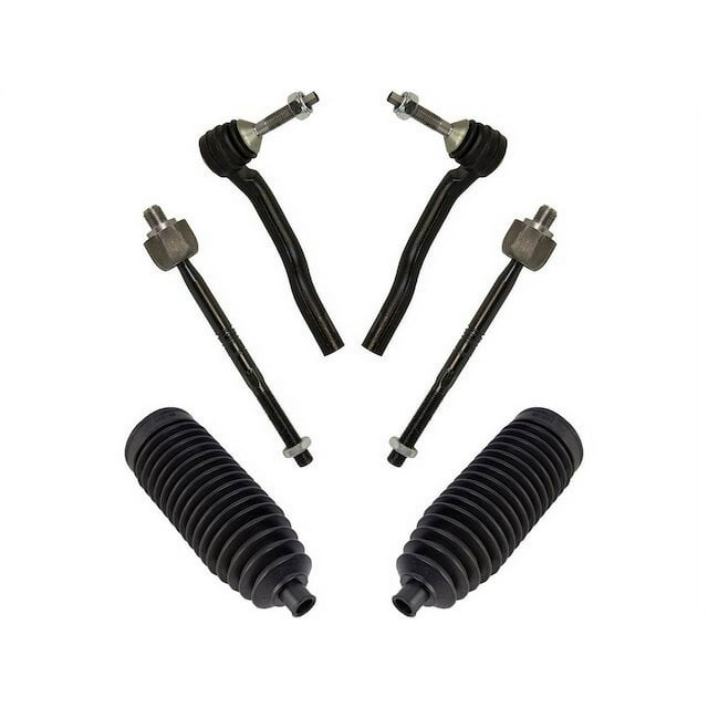 Tie Rod End and Steering Bellows Kit 6 Piece - Compatible with 2013 ...