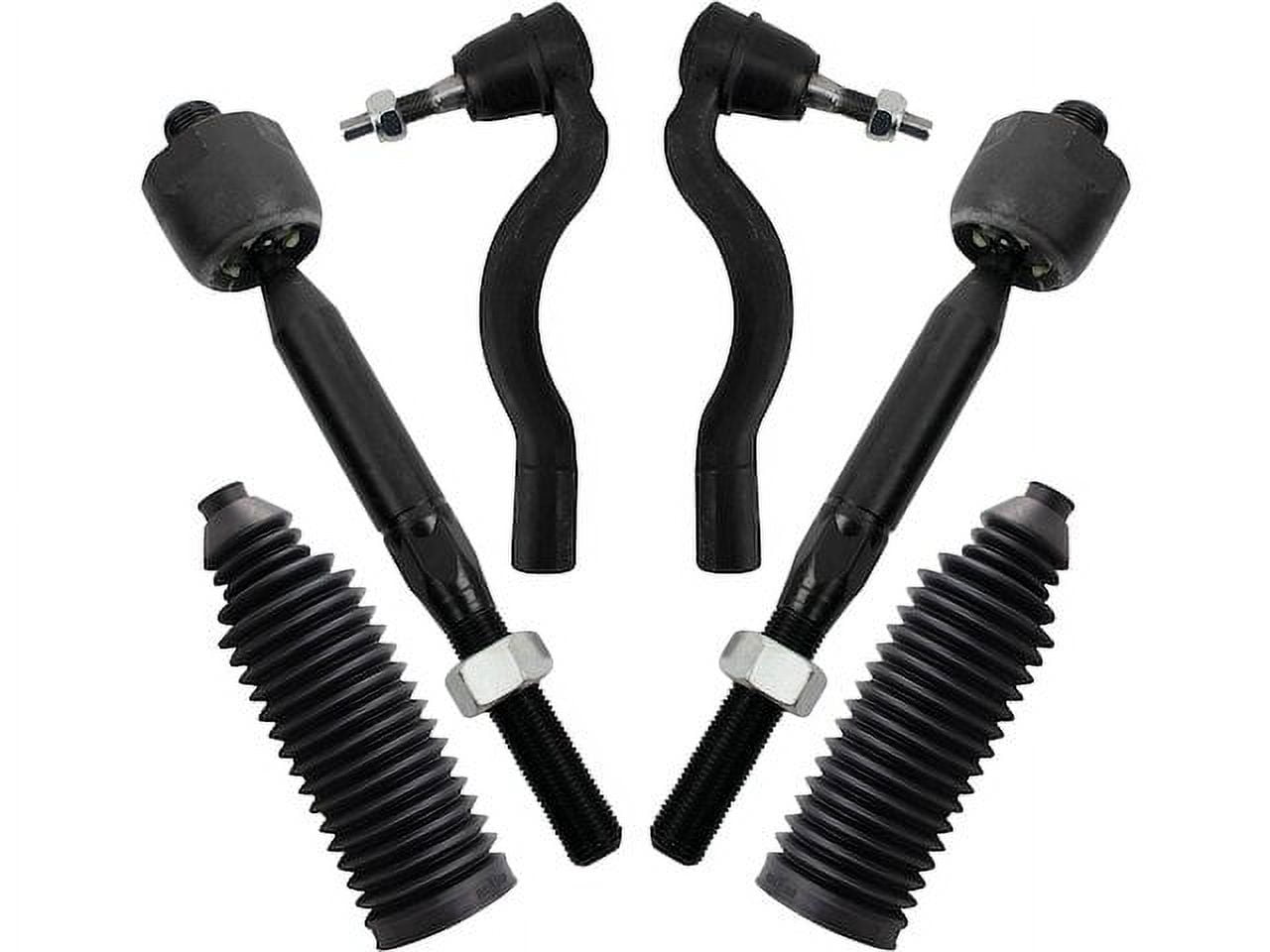 Tie Rod End and Steering Bellows Kit 6 Piece - Compatible with 2016 ...