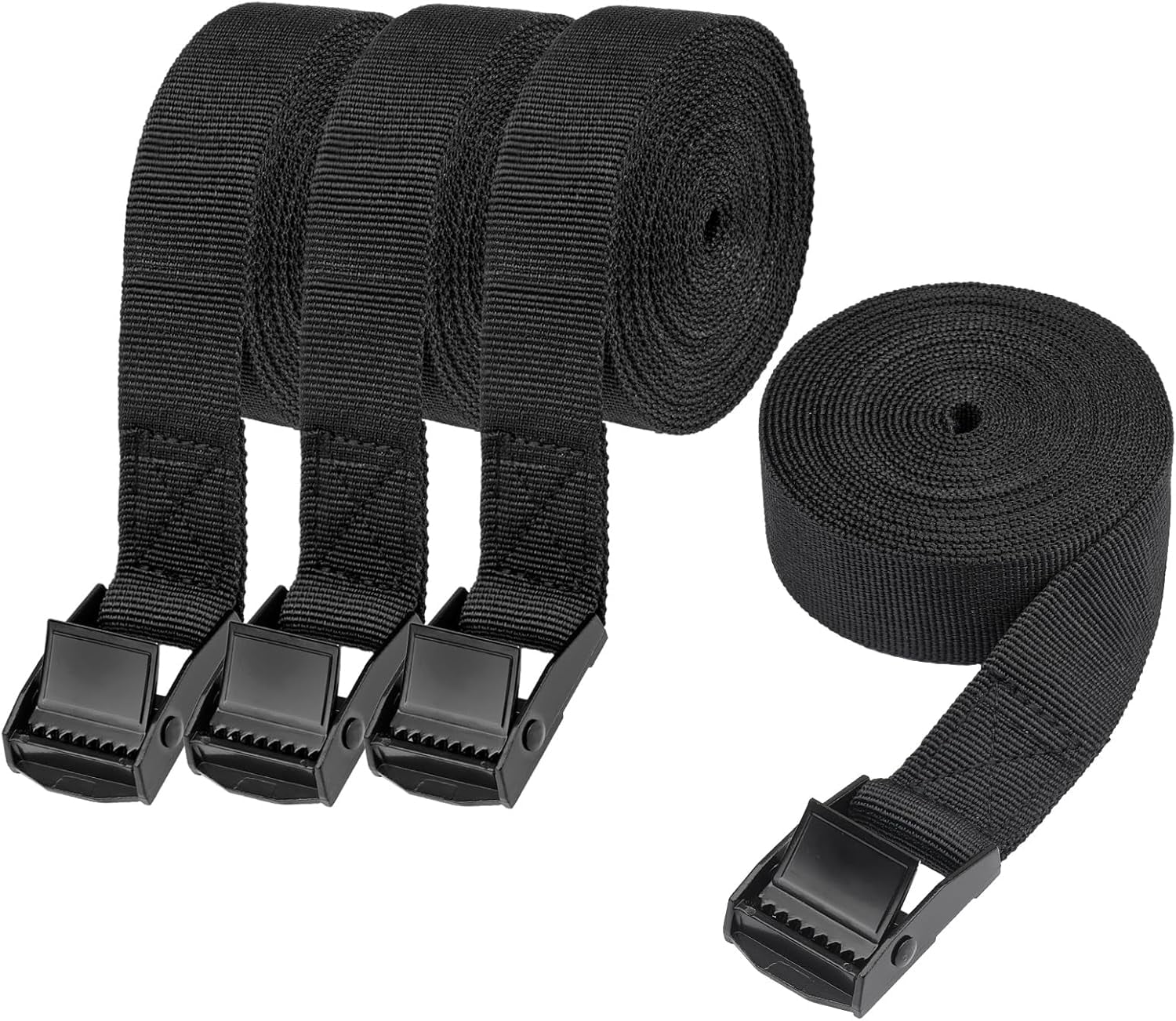 Tie Down Straps, 4 Pcs Lashing Small Ratchet Straps with Buckles, 1" x ...